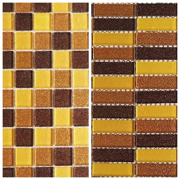 Bronze Mosaic Tiles - Etsy