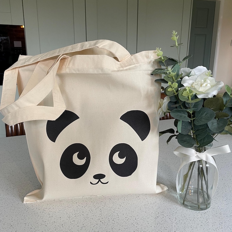 Panda Tote Bag - Etsy