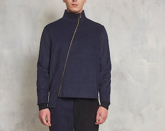 Diagonal Jacket - Etsy