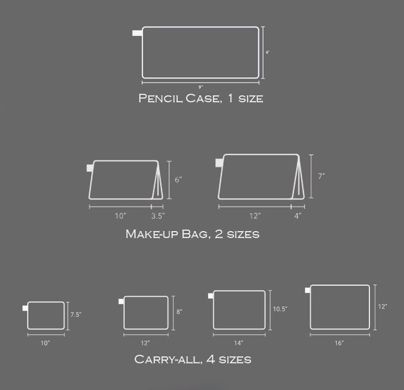 Tie Dye Pouch Carry All Pencil Case Make up Bag Cosmetics Bag Zipper ...