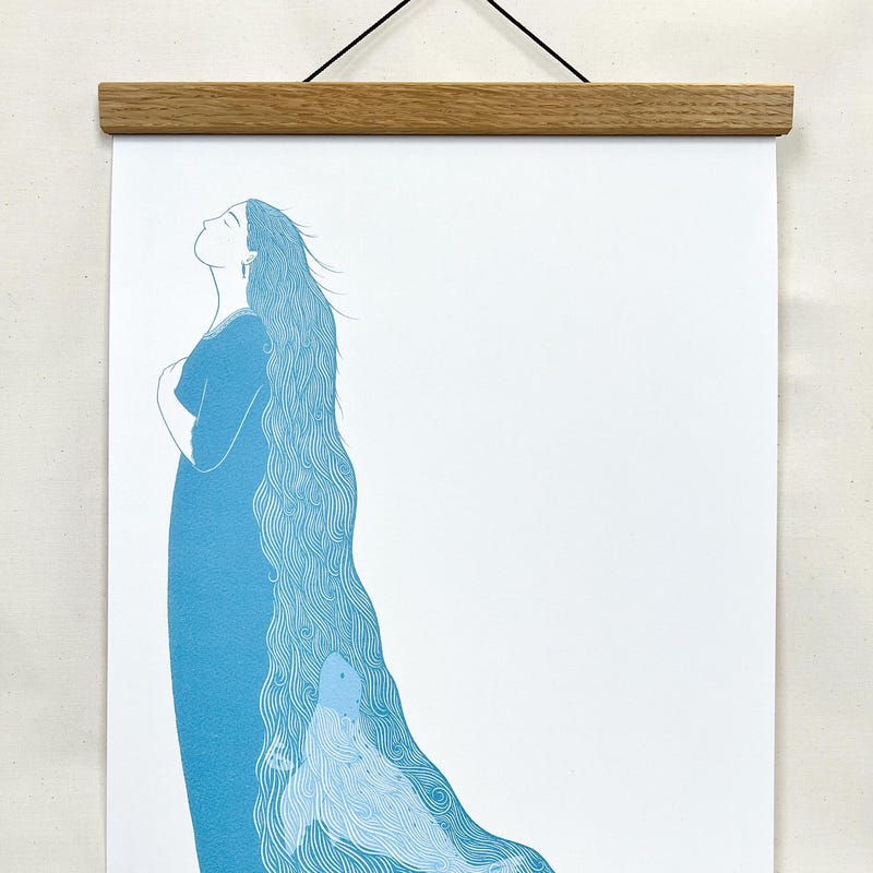 Selkie Scottish Art - Etsy