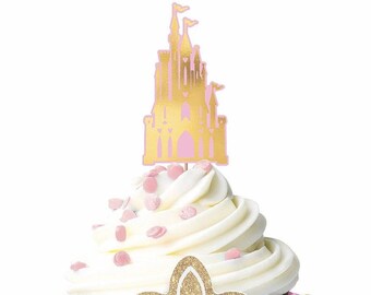 24 castle toothpicks princess baby shower princess birthday | Etsy