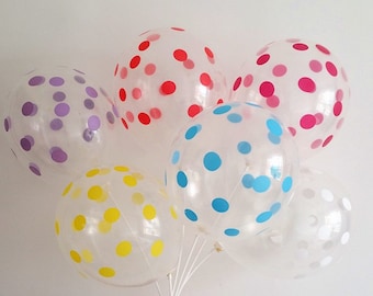 Polka dot balloons | Etsy