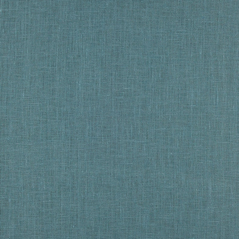 XL Sapphire Blue Linen Throw - Solid Blue Blanket - Made to Order in ...