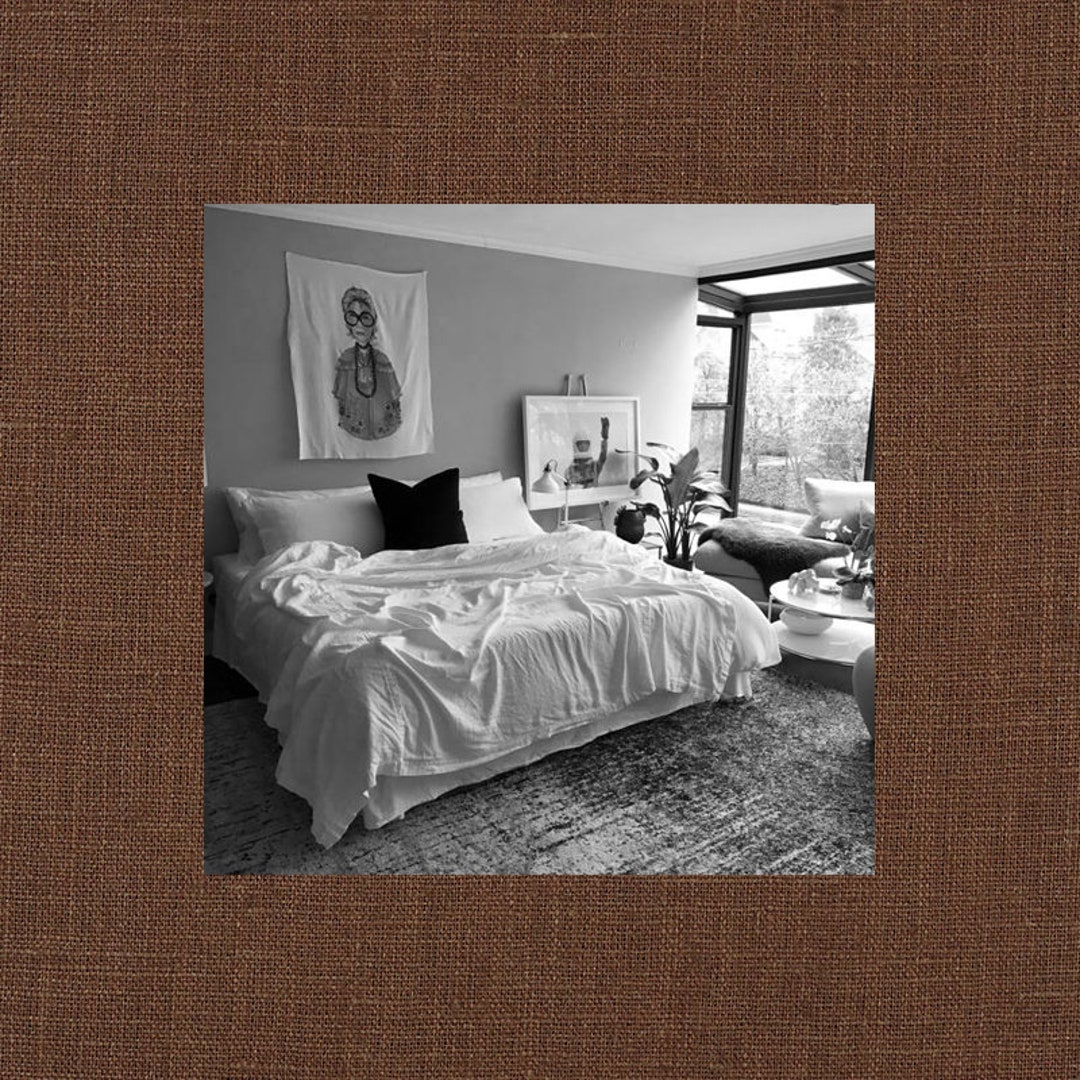 True Brown Linen Coverlet - Solid Brown Linen Bedspread - Made to Order ...