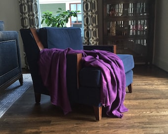 Plum Throw Blanket - Etsy