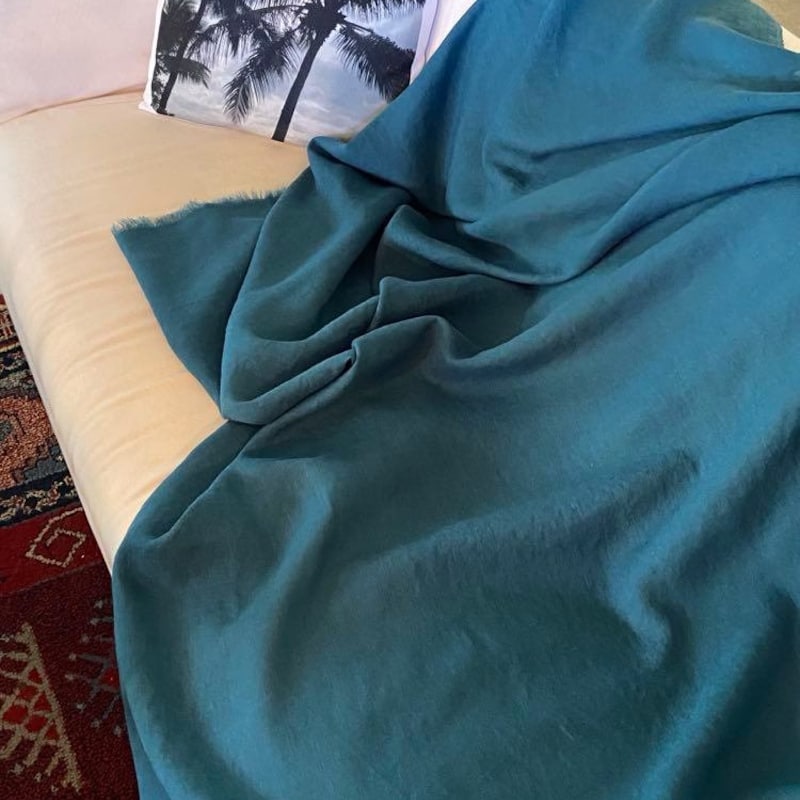 Teal Throw - Etsy