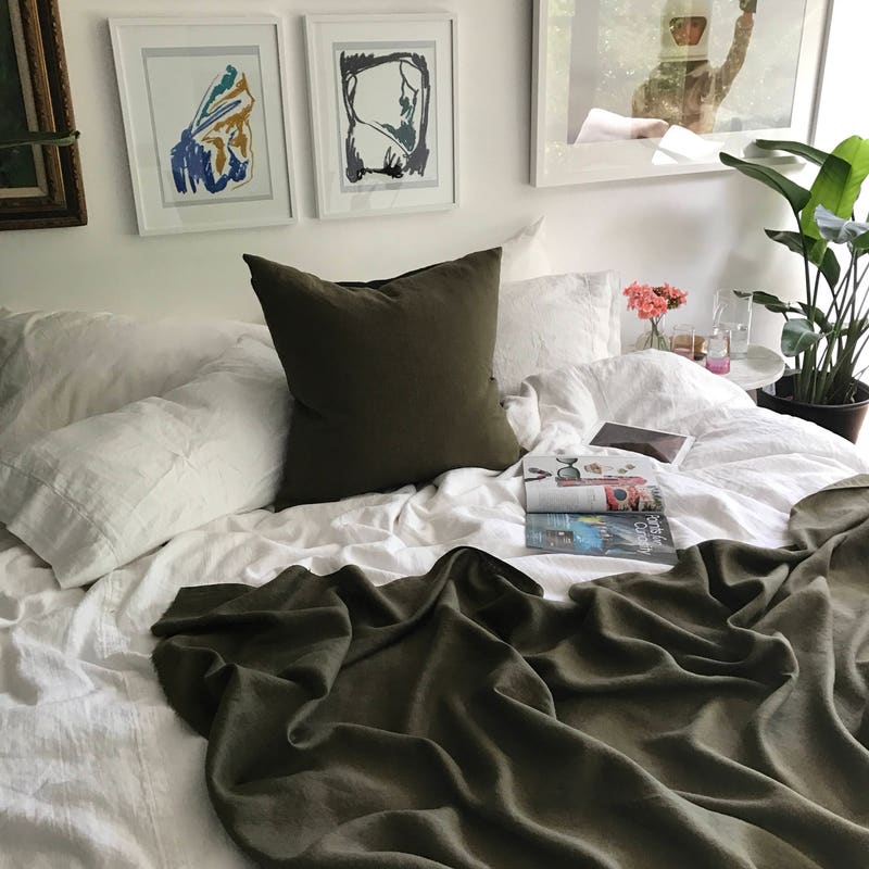 Minimalist Bedding - Etsy