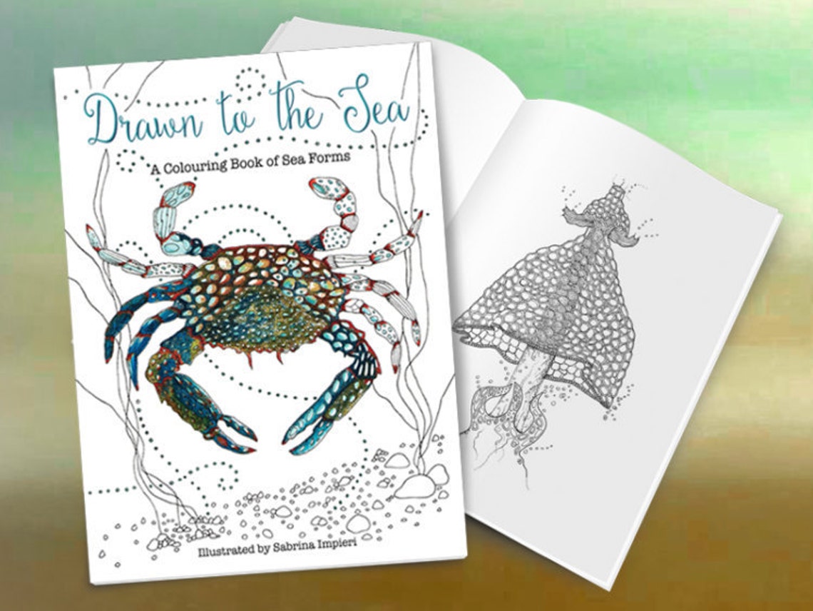 Drawn to the Sea - A Colouring Book of Sea Forms - Etsy UK