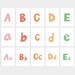 ABC Flashcards Printable | Kids Pastel Colors Alphabet | UNIQUE Abcs ...
