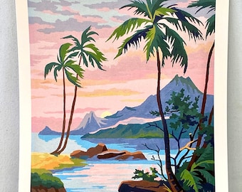 Paint by Number Sunset - Etsy