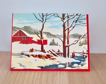 Barn Paint by Number - Etsy