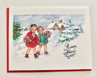 French Christmas Card | Etsy