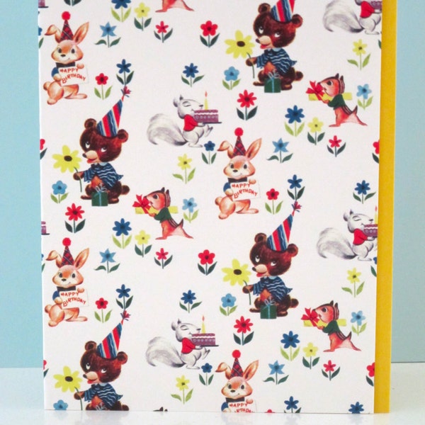Chipmunk Birthday Card - Etsy