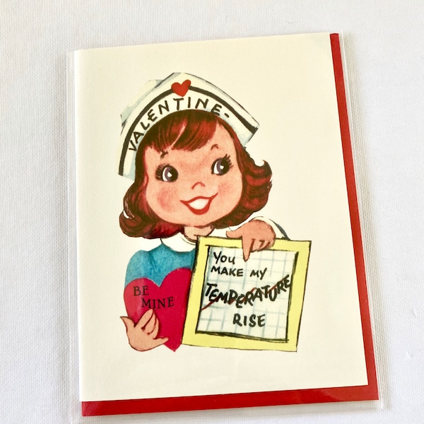 Nurse Valentine Card - Etsy