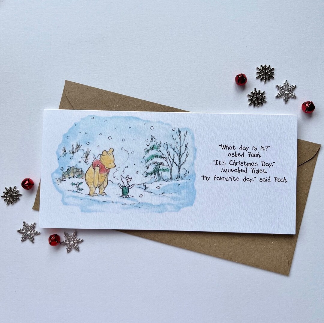 Winnie the Pooh Christmas Money/gift Wallet, Money Wallet, Winnie the ...