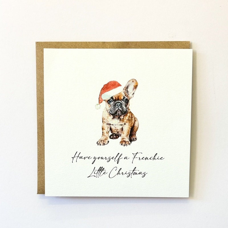 French Bulldog Card - Etsy