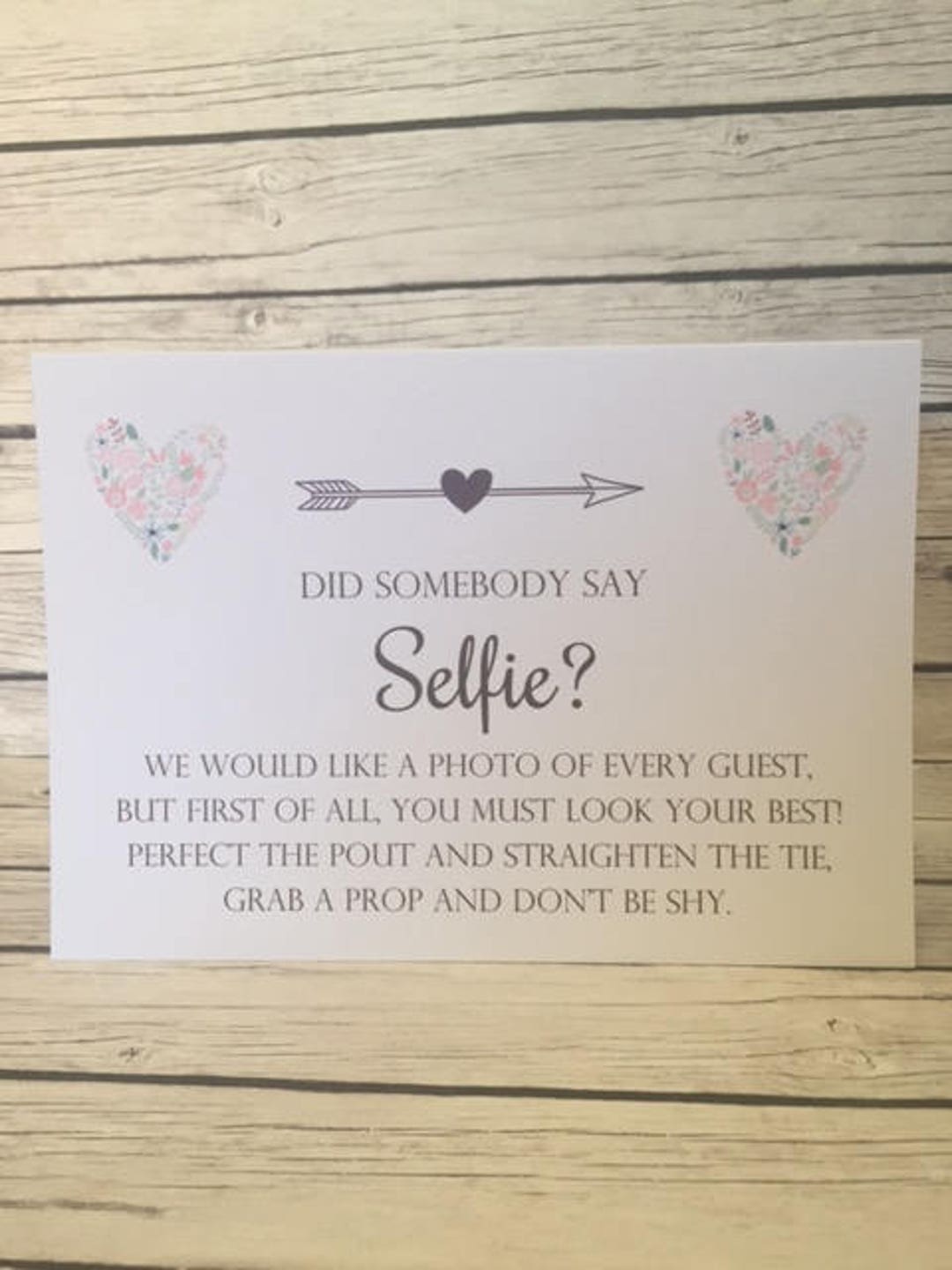 Wedding Selfie Print. Did Someone Say Selfie Wedding Sign A5 - Etsy UK