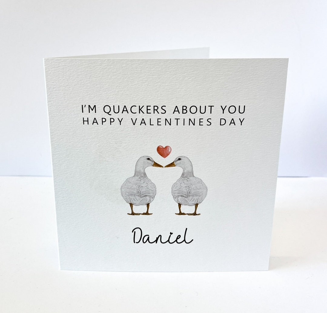 Ducks, Love is in the Air, Happy Valentines Day, for Him, for Her ...