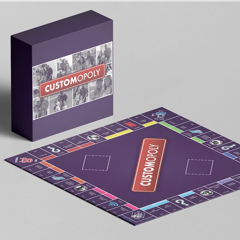 Personalized Monopoly Board - Etsy
