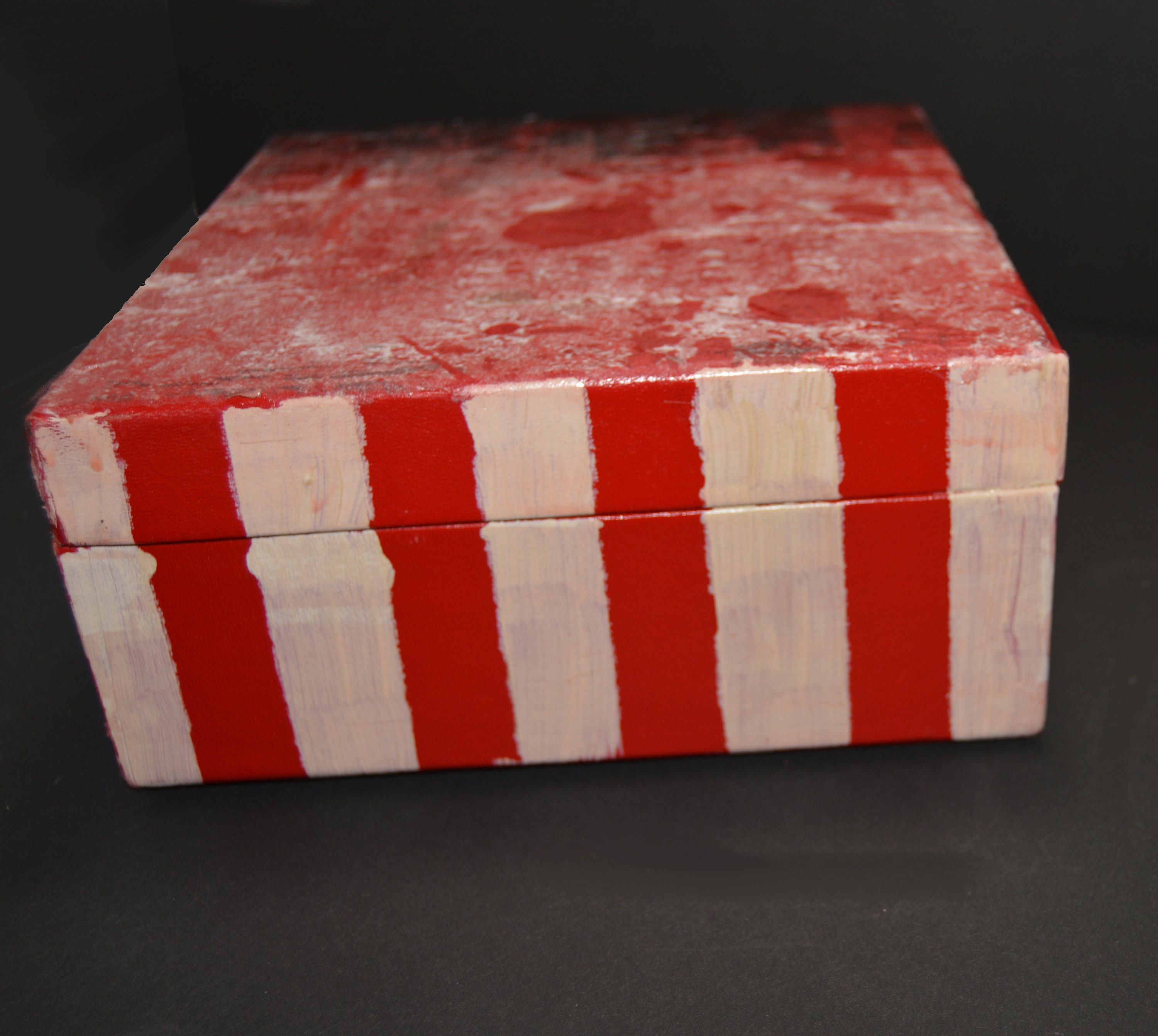 Creepy Blood Red Latched Box Circus CLOWN Surprise - Etsy