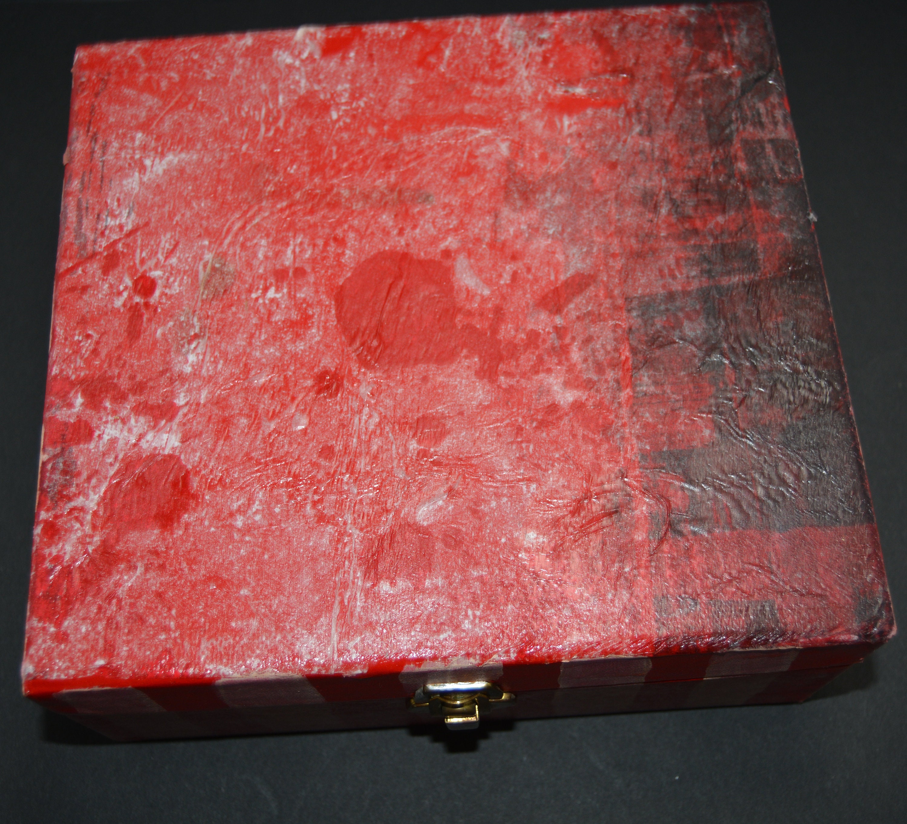 Creepy Blood Red Latched Box Circus CLOWN Surprise - Etsy