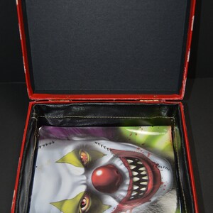 Creepy Blood Red Latched Box Circus CLOWN Surprise - Etsy