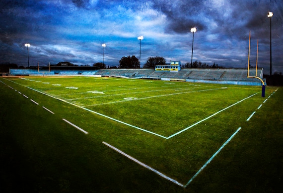 Watertown South Dakota Football Stadium Art | Etsy