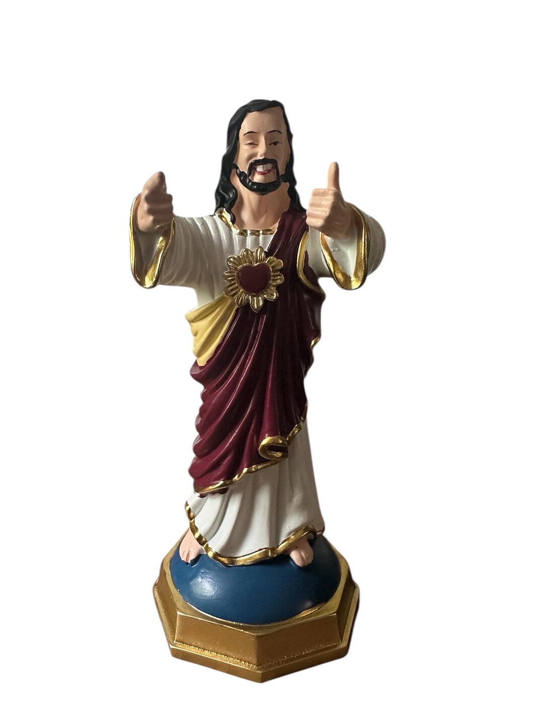 Buddy Christ Jesus Statue Figure - Etsy