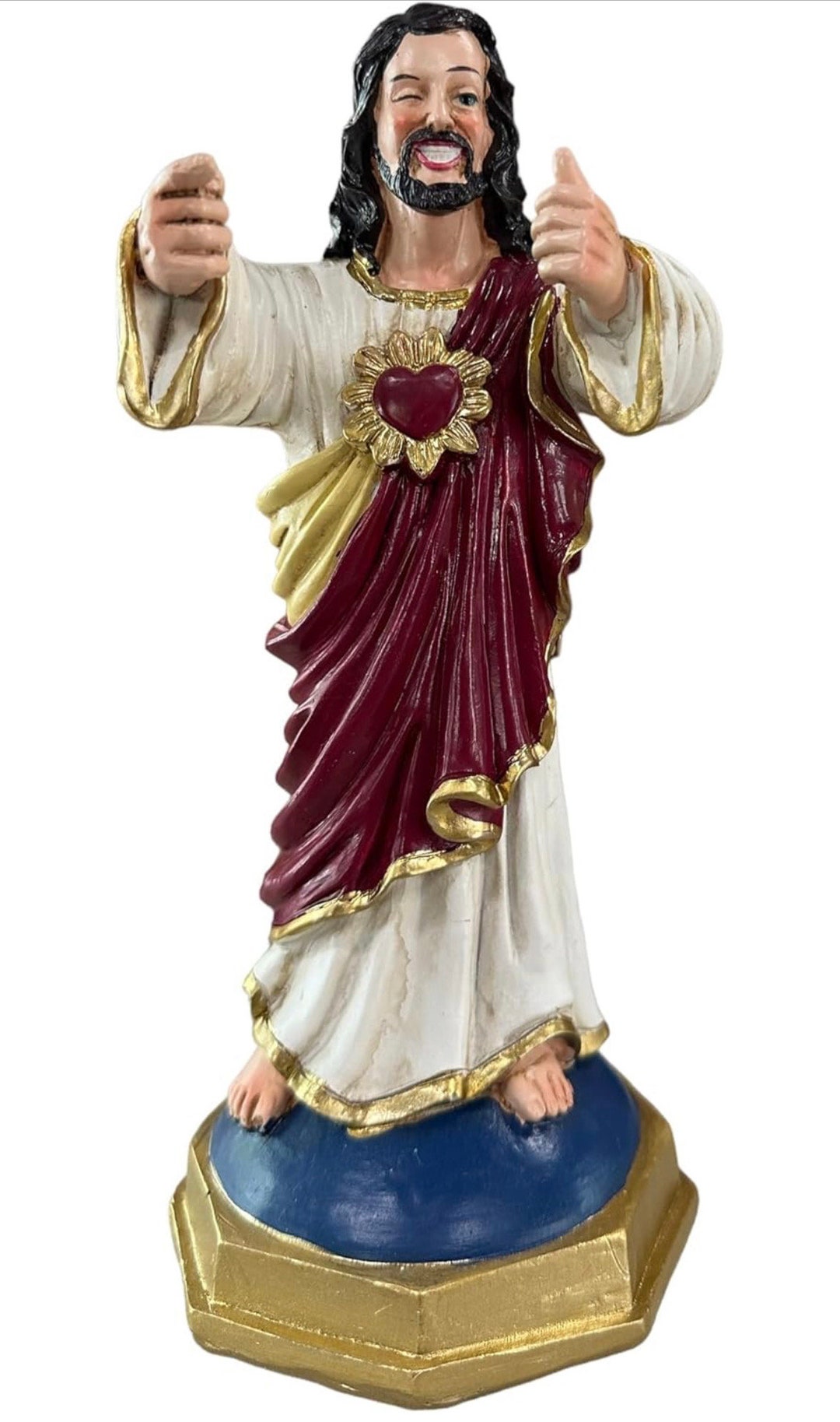 Buddy Christ Jesus Statue Figure - Etsy