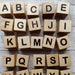 English Alphabet Wooden Blocks, Blocks With Letter, ABC Blocks Learning ...