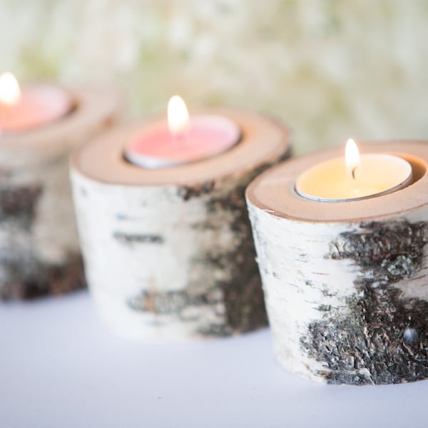 Birch Candles - Etsy