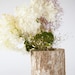 Rustic Wedding Vase, Log Vase, Wooden Vase, Flower Vase, Woodland ...