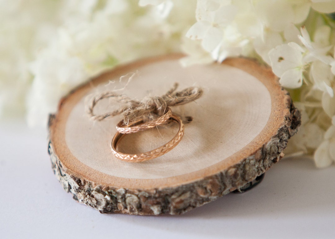 Rustic Ring Bearer Pillow, Birch Ring Holder, Rustic Ring Box, Wedding ...