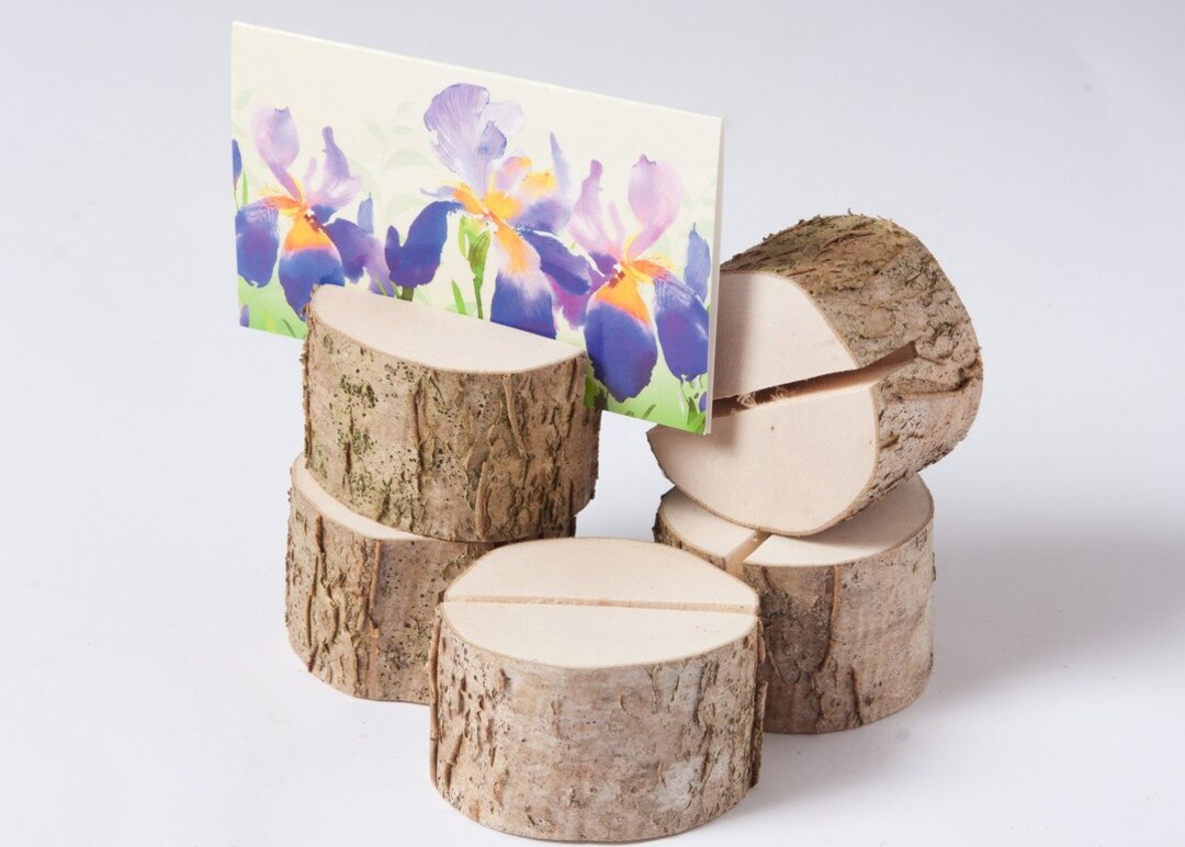 25 Rustic Wedding Table Number Holder, Place Card Holder, Name Card ...