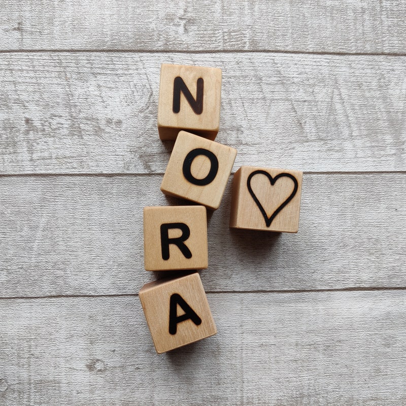 Baby Name Blocks - Etsy