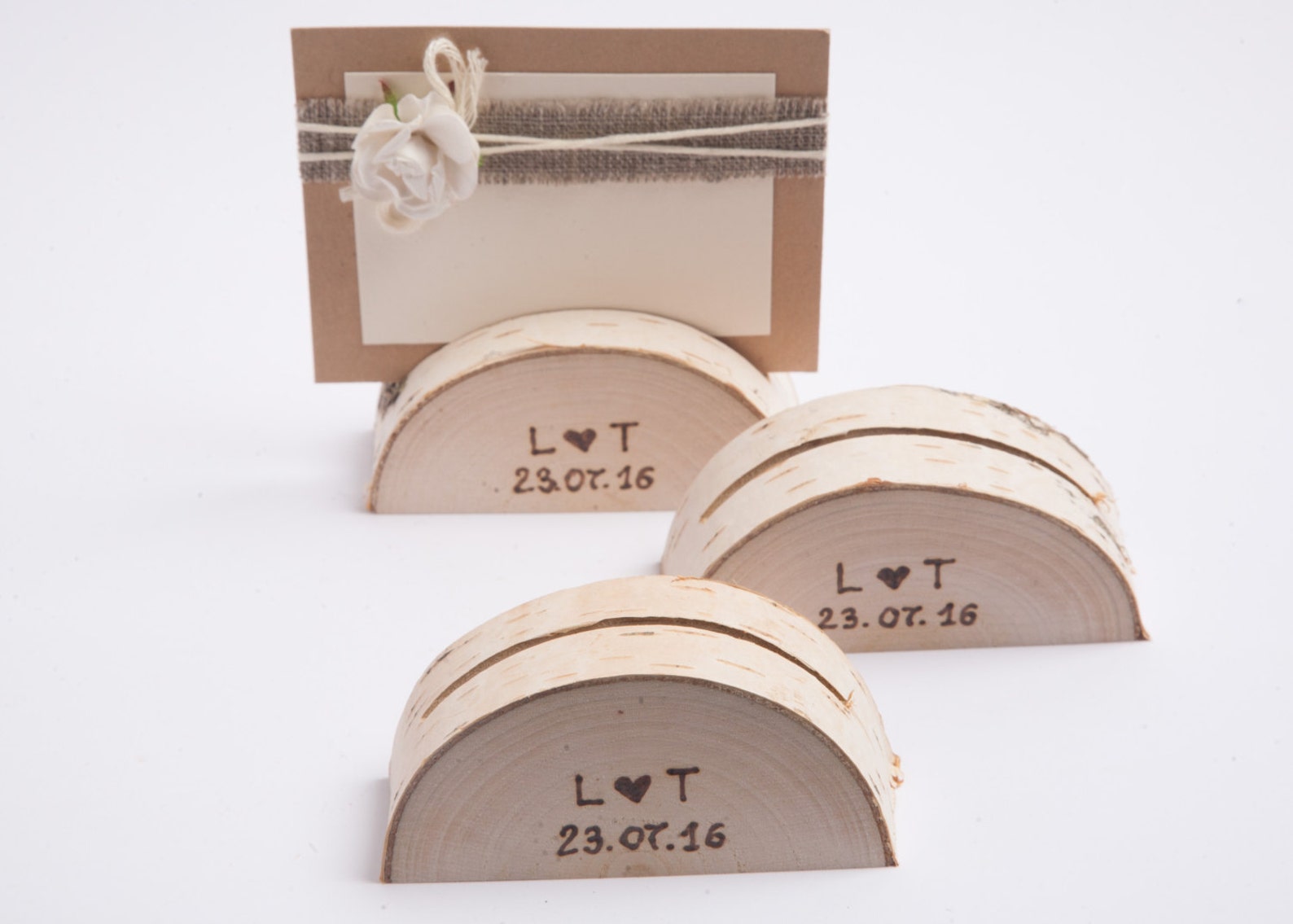 10 Rustic Wedding Card Holder Table Number Holder Place Card | Etsy