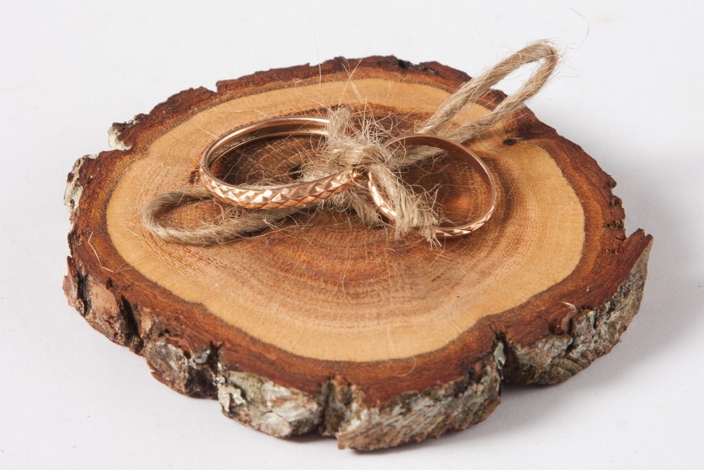 Rustic ring bearer pillow rustic ring holder rustic ring | Etsy