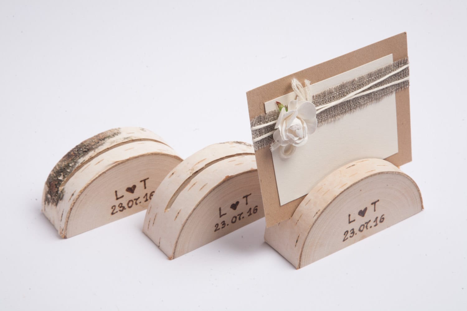 10 rustic wedding card holder table number holder place card | Etsy