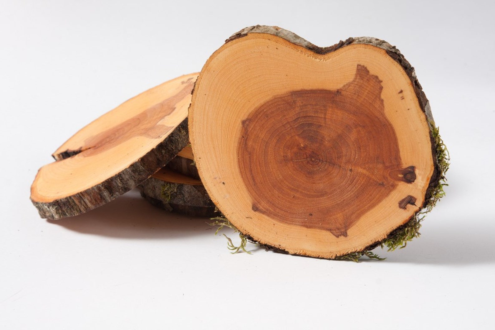 3 Wood Coasters 4" , Wedding Coasters, Drink Coasters, Rustic Wedding ...