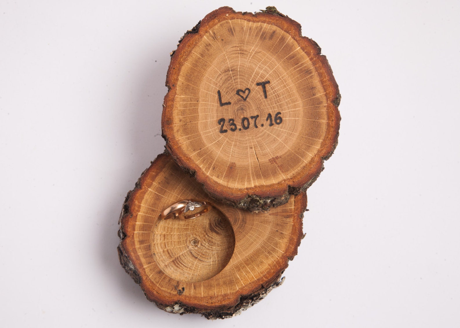 Personalized Ring Bearer Box, Rustic Ring Holder, Ring Bearer Pillow ...