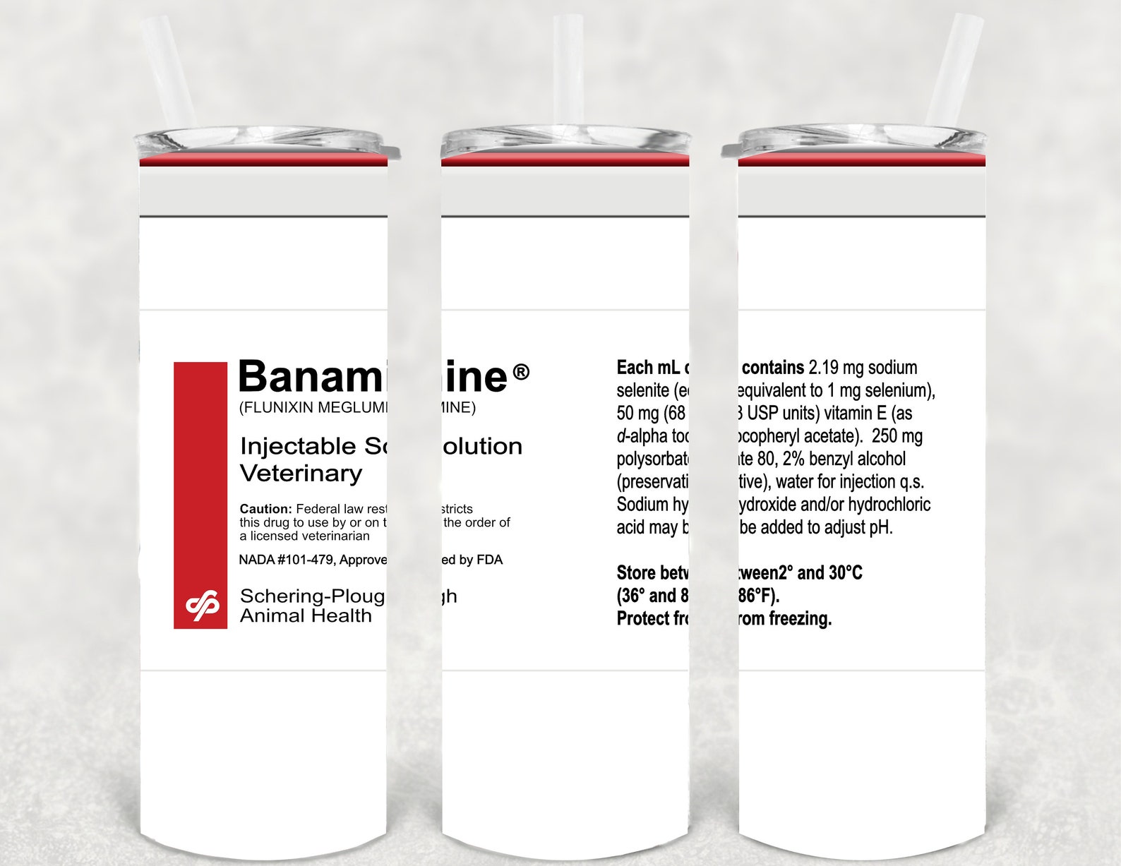 Banamine Medication 30 Oz Skinny Tumbler. - Etsy