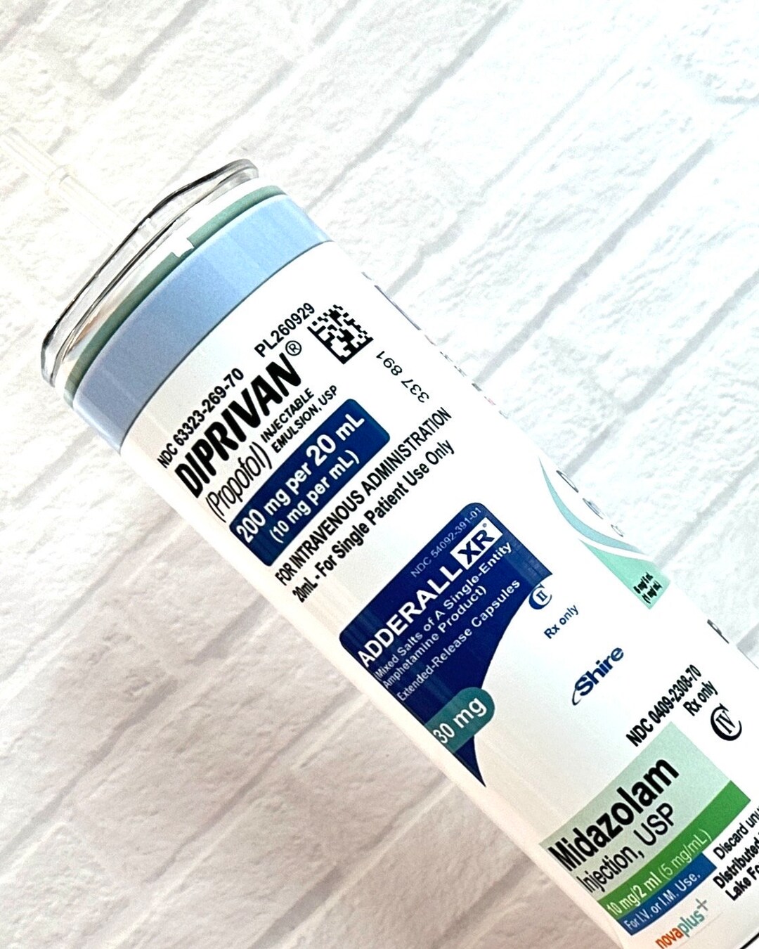 Mixed Medications 20 Oz Skinny Tumbler. - Etsy