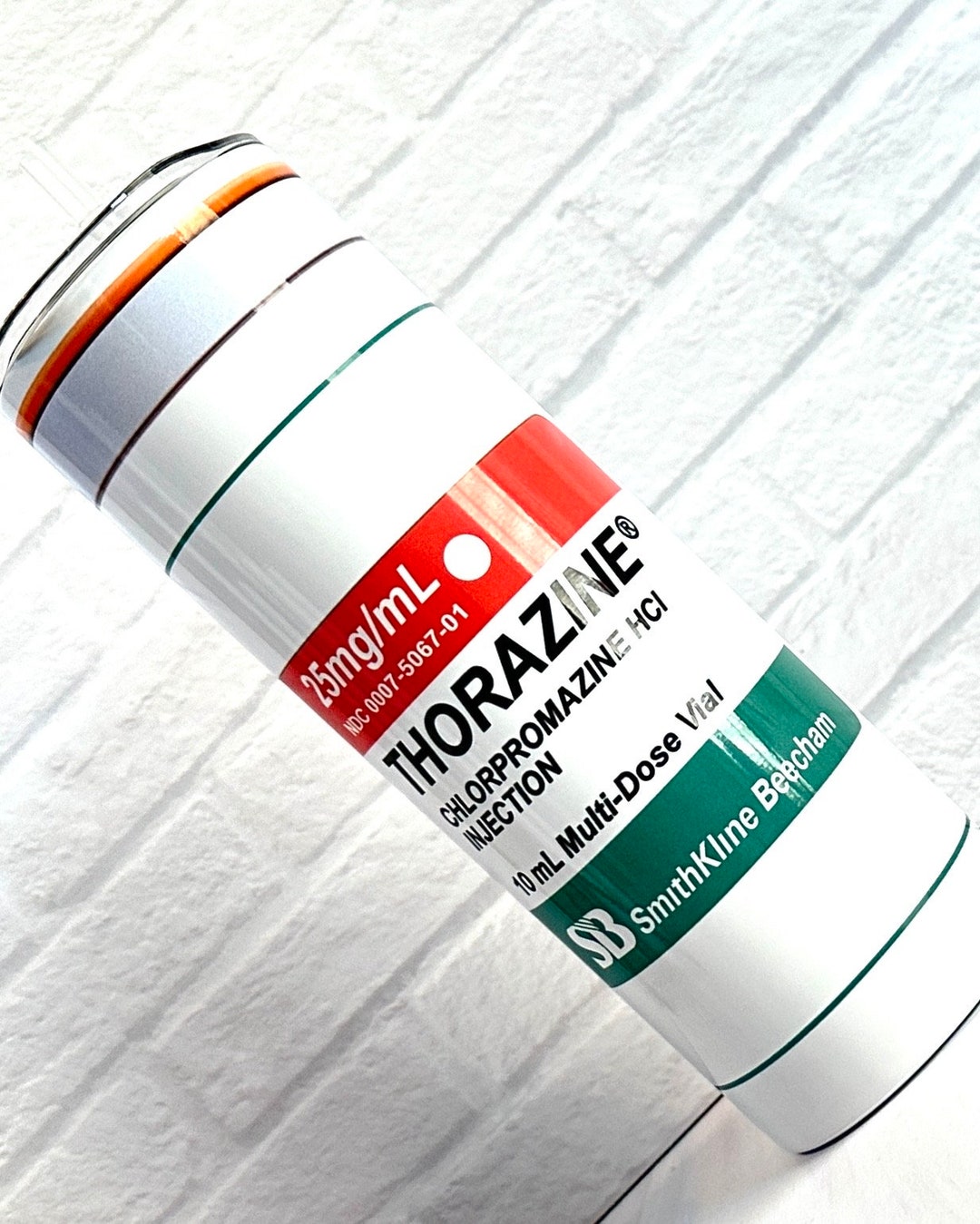 Thorazine 20 Oz Skinny Tumbler. HOLIDAY SHIPPING Not Shipping Until 7/9 ...