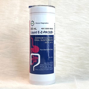 E-Z Paque Barium 20 Oz Skinny Tumbler. Same or Next Business Day ...
