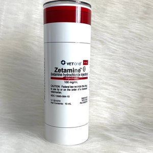 Zetamine Ketamine 20 Oz Skinny Tumbler. QUICK SHIPPING - Etsy