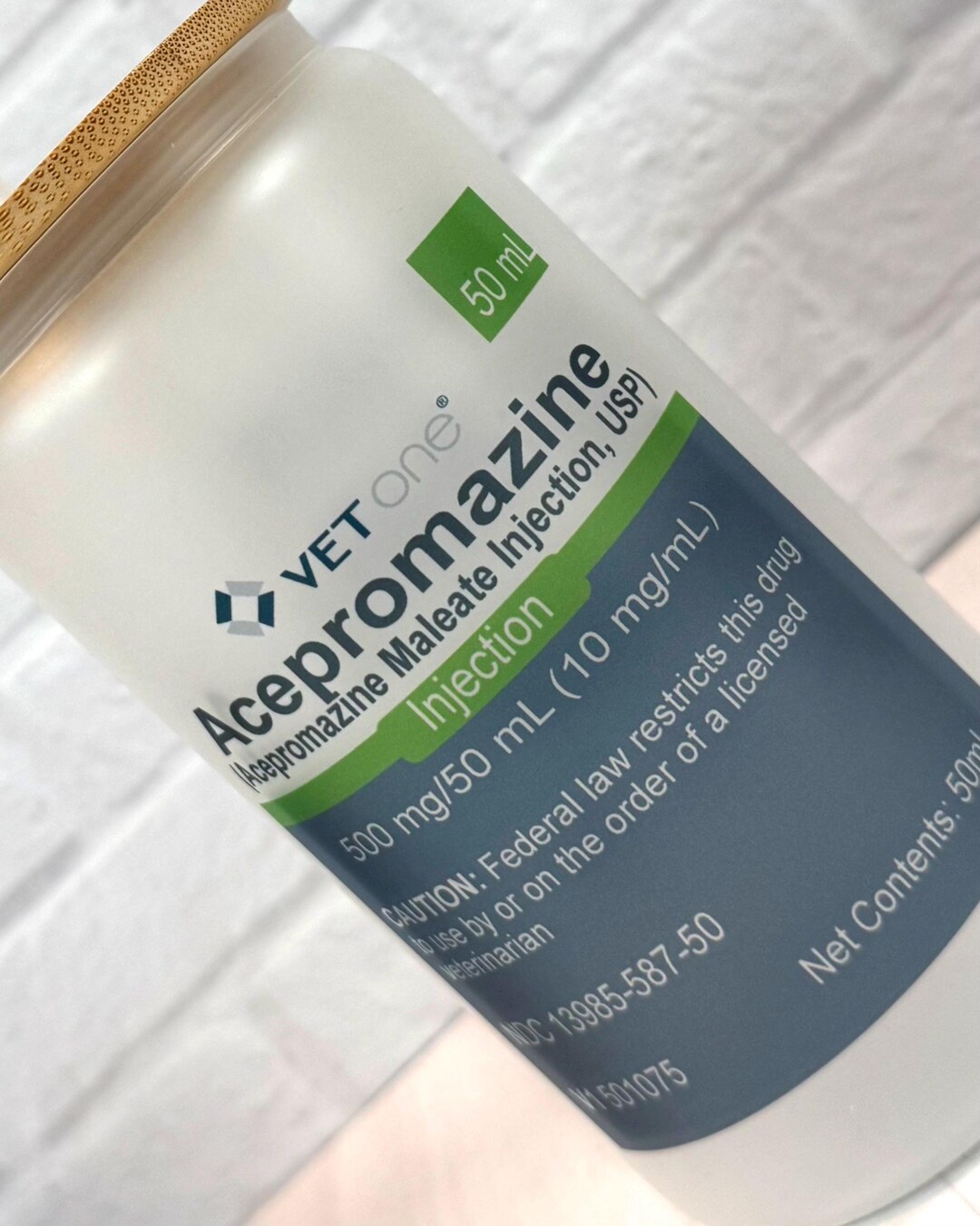 Acepromazine 16 Oz Glass Can Clear or Frosted.. - Etsy