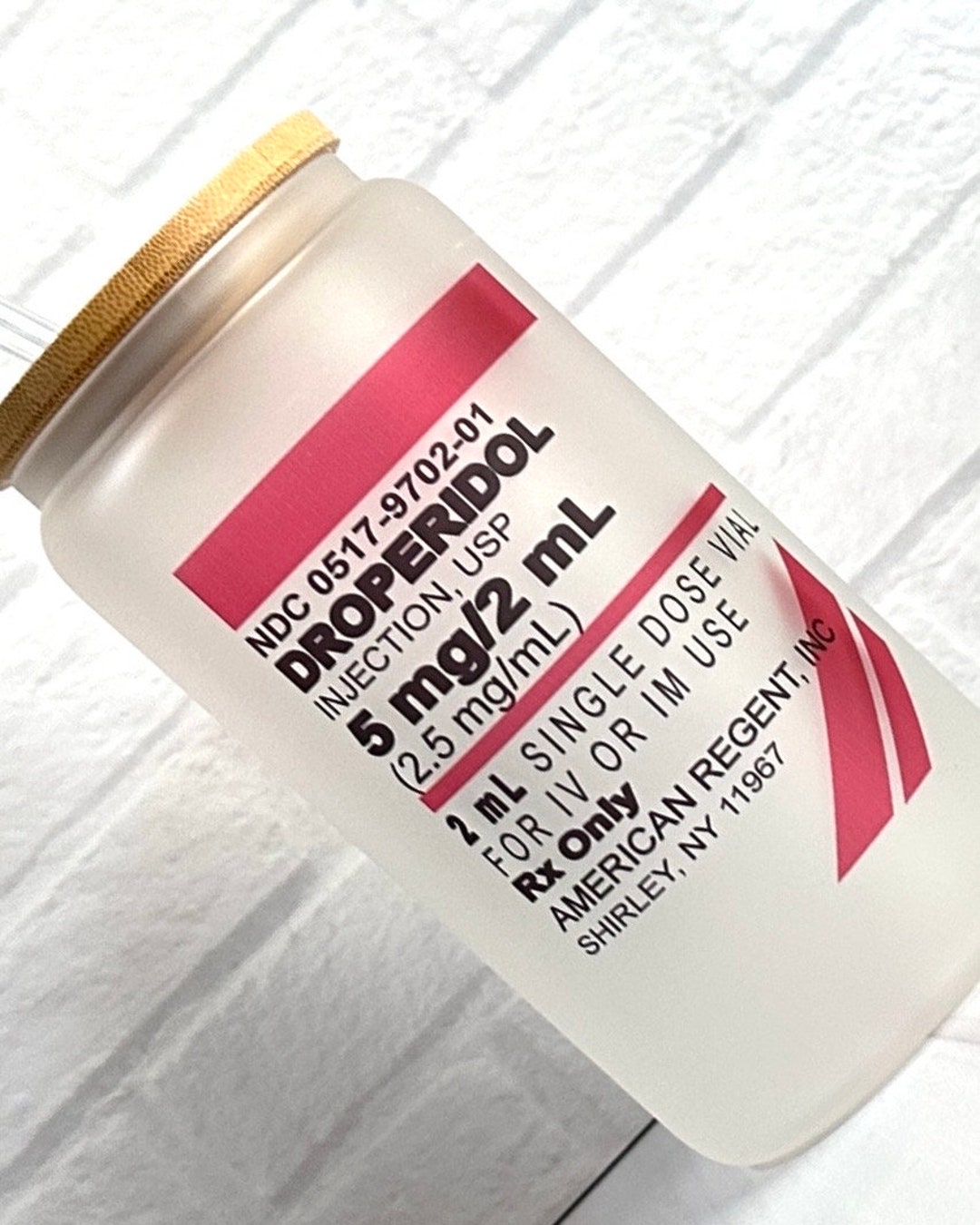 Droperidol 16 Oz Glass Can Clear or Frosted.. - Etsy