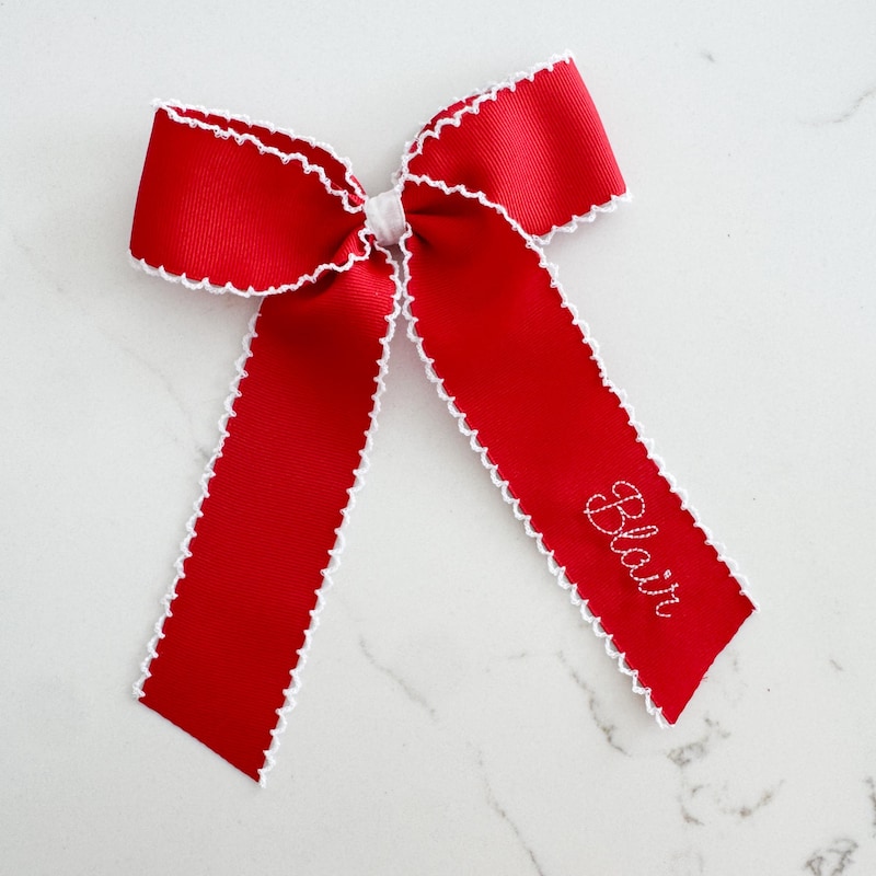 Bow Monogram - Etsy