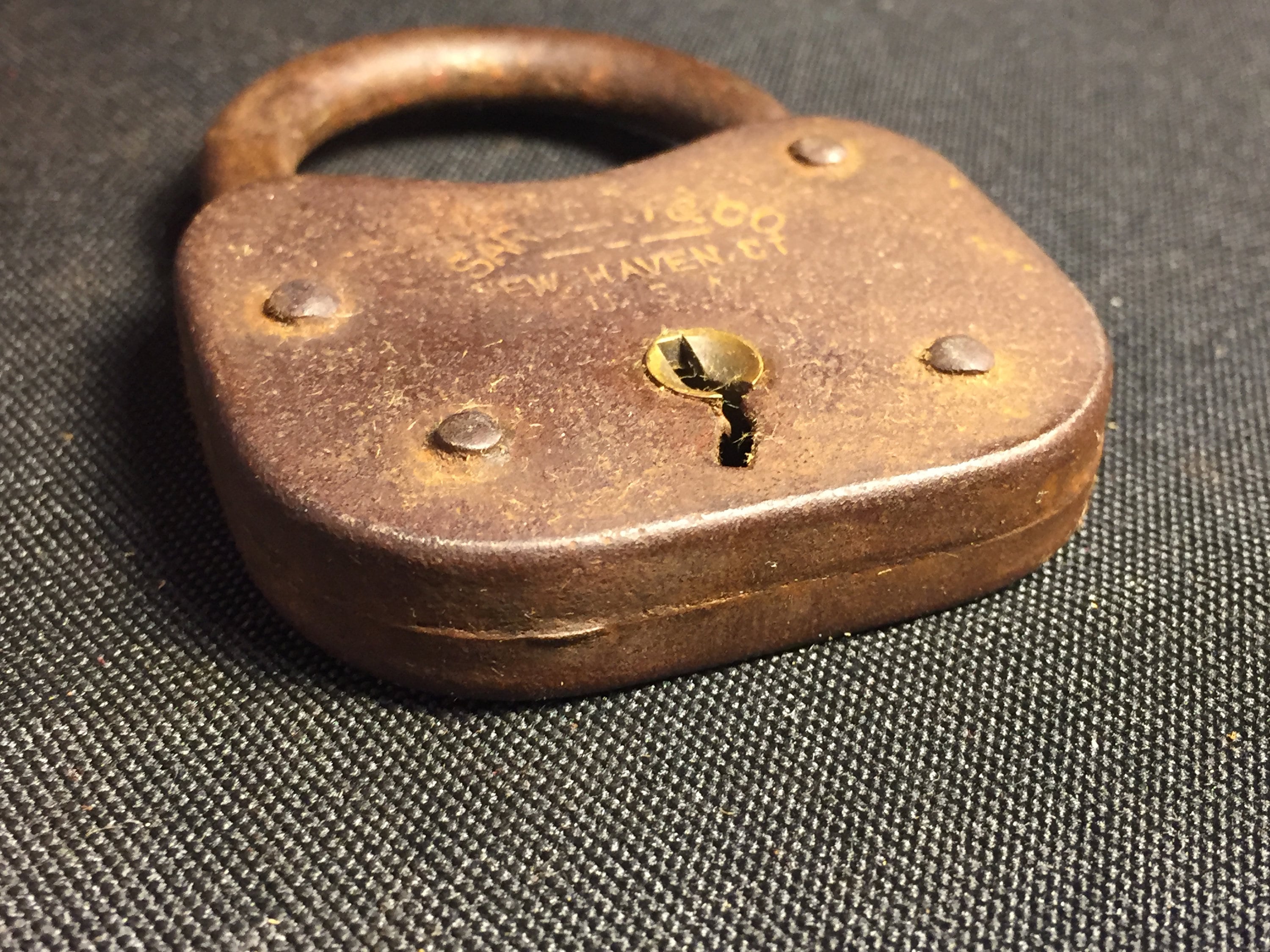 Antique Vintage Sargent & Co. Padlock - Etsy